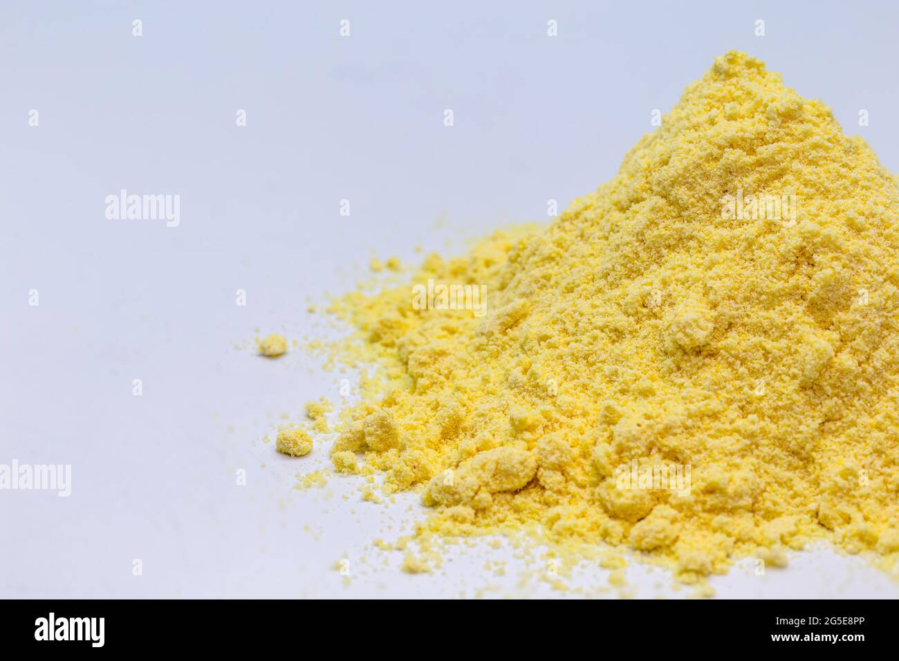 pure sulfur powder, used in medicine, or fertilizer or fungicide Stock ...