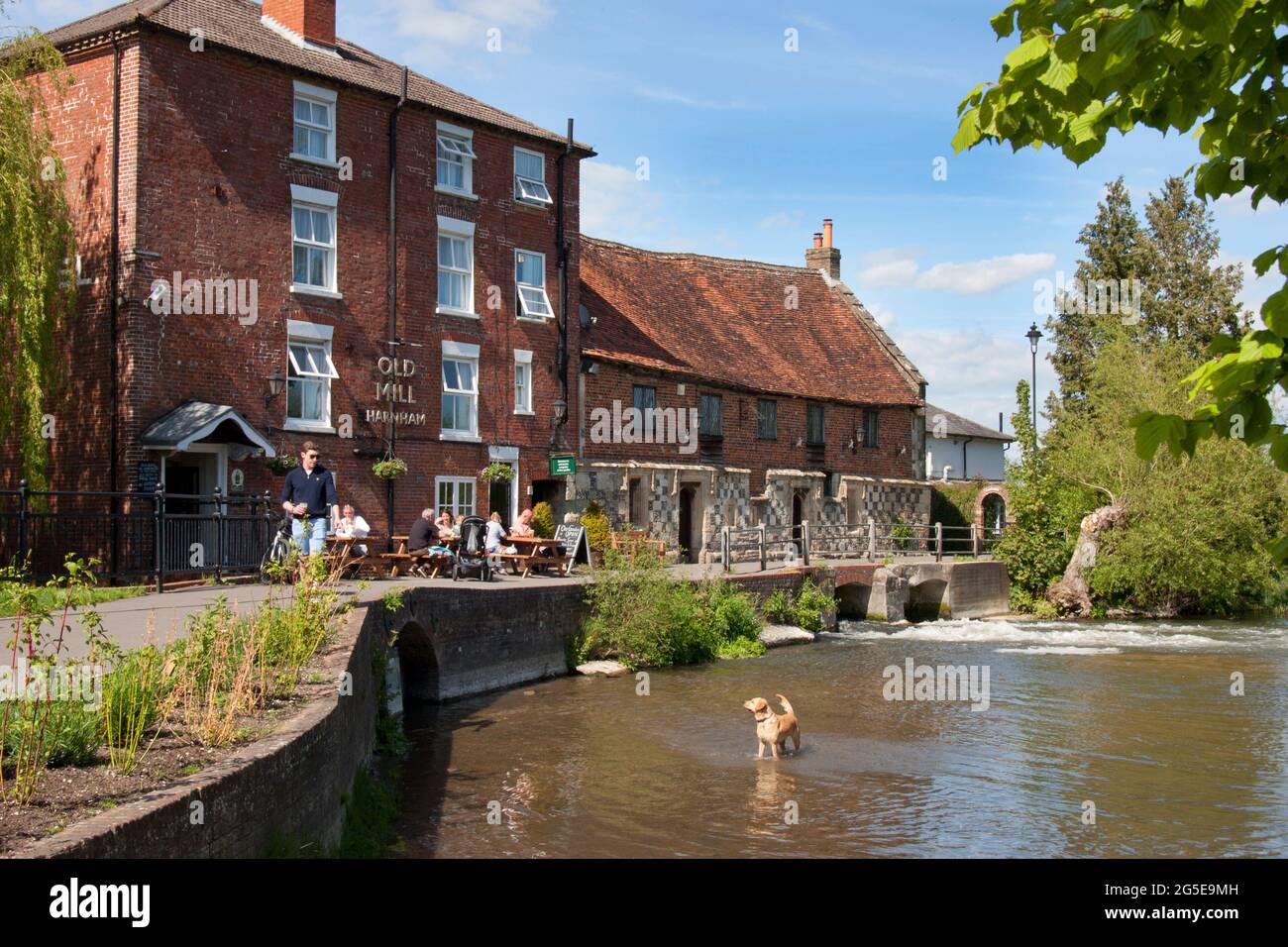 The Old Mill, now a pub & restaurant, Harnham, Salisbury, Wiltshire ...