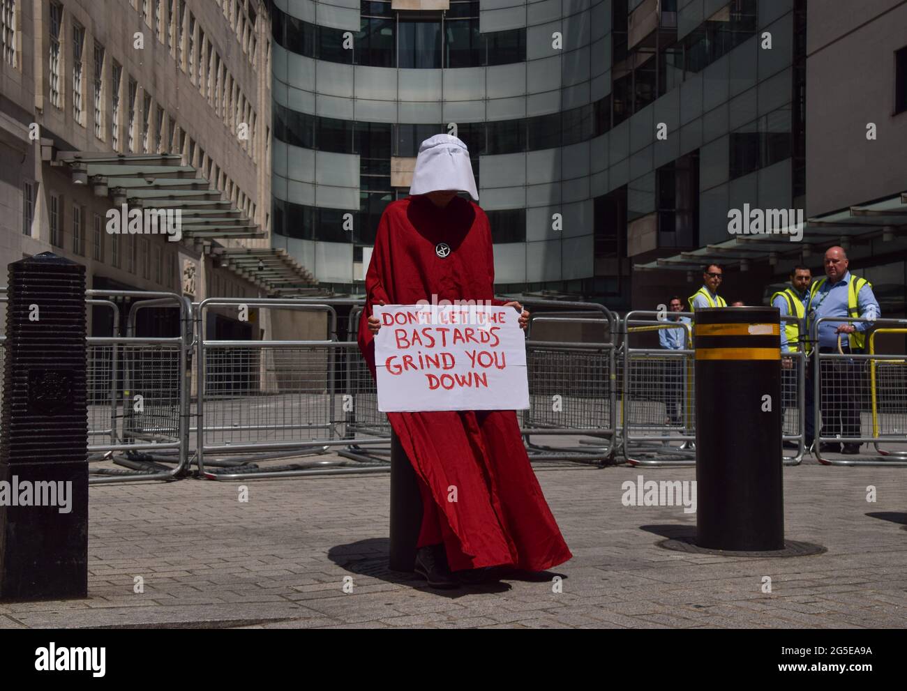 Anti bbc placard hi-res stock photography and images - Alamy
