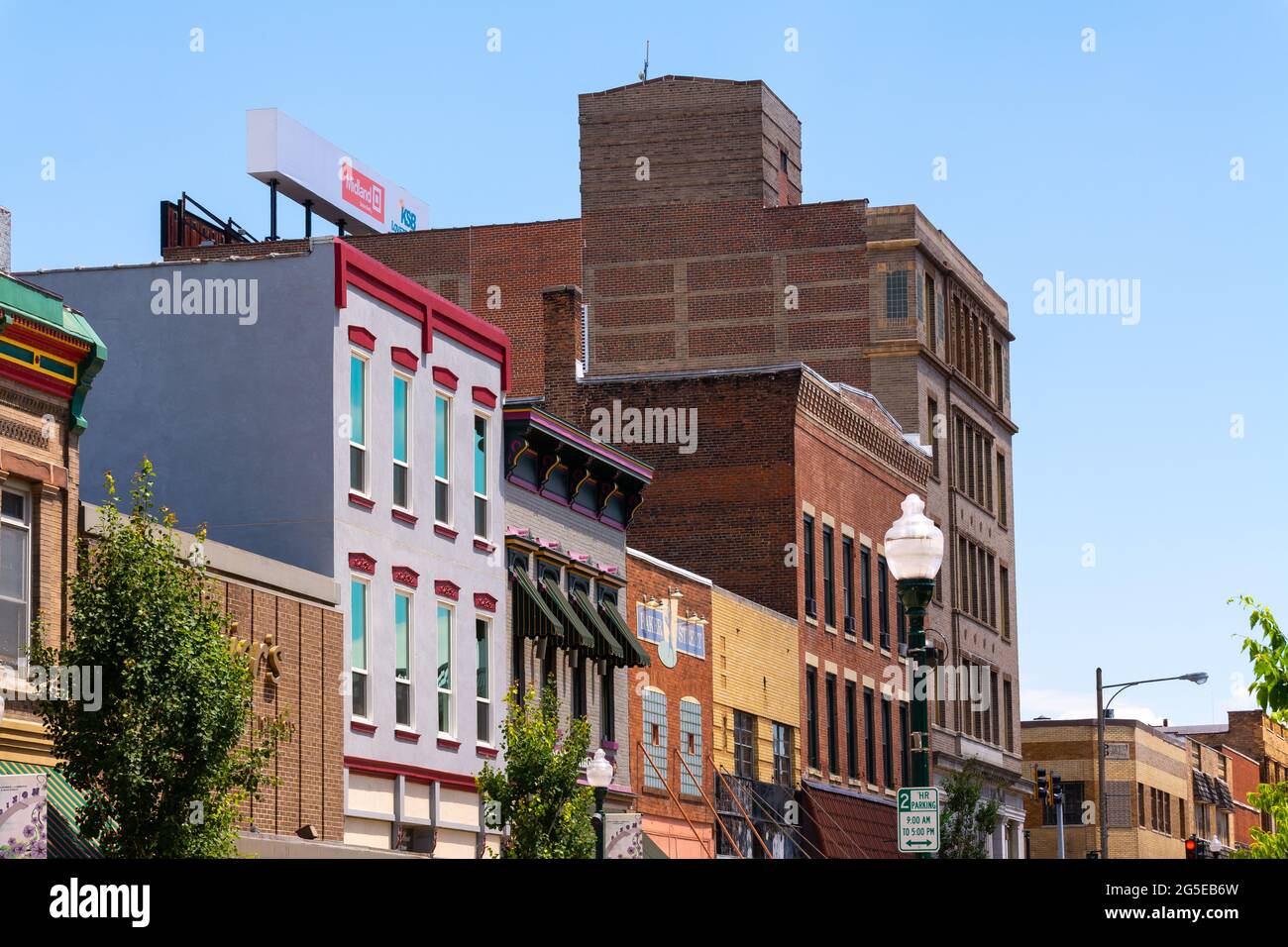 Dixon, Illinois - United States - June 15th, 2021: Downtown Dixon ...