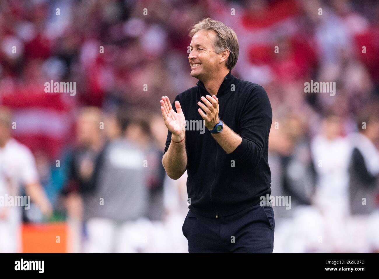 26.06.2021, Amsterdam, Johan Cruyff Arena, EURO 2020: Wales - Denmark ...