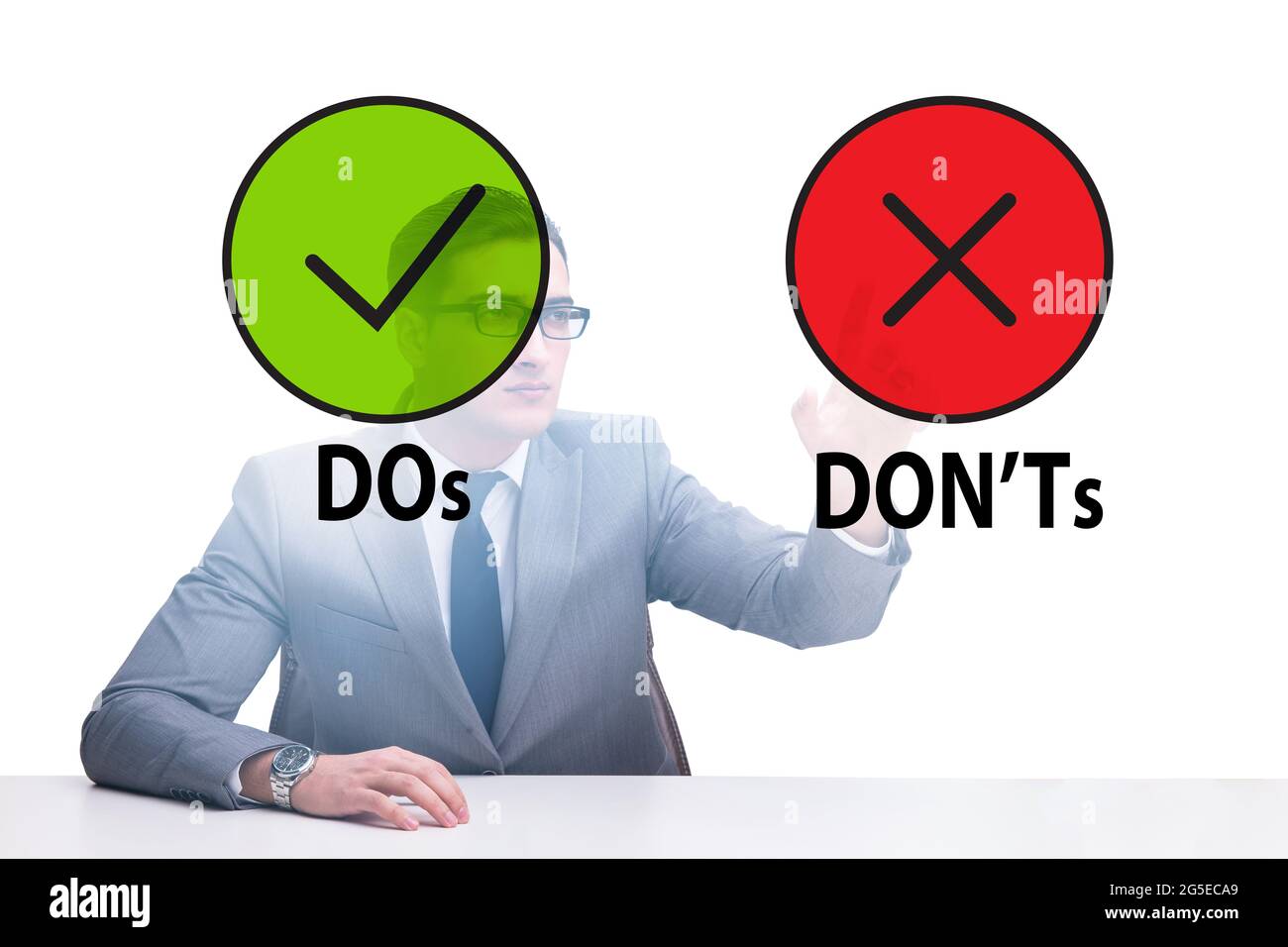 Dos donts cross hi-res stock photography and images - Alamy