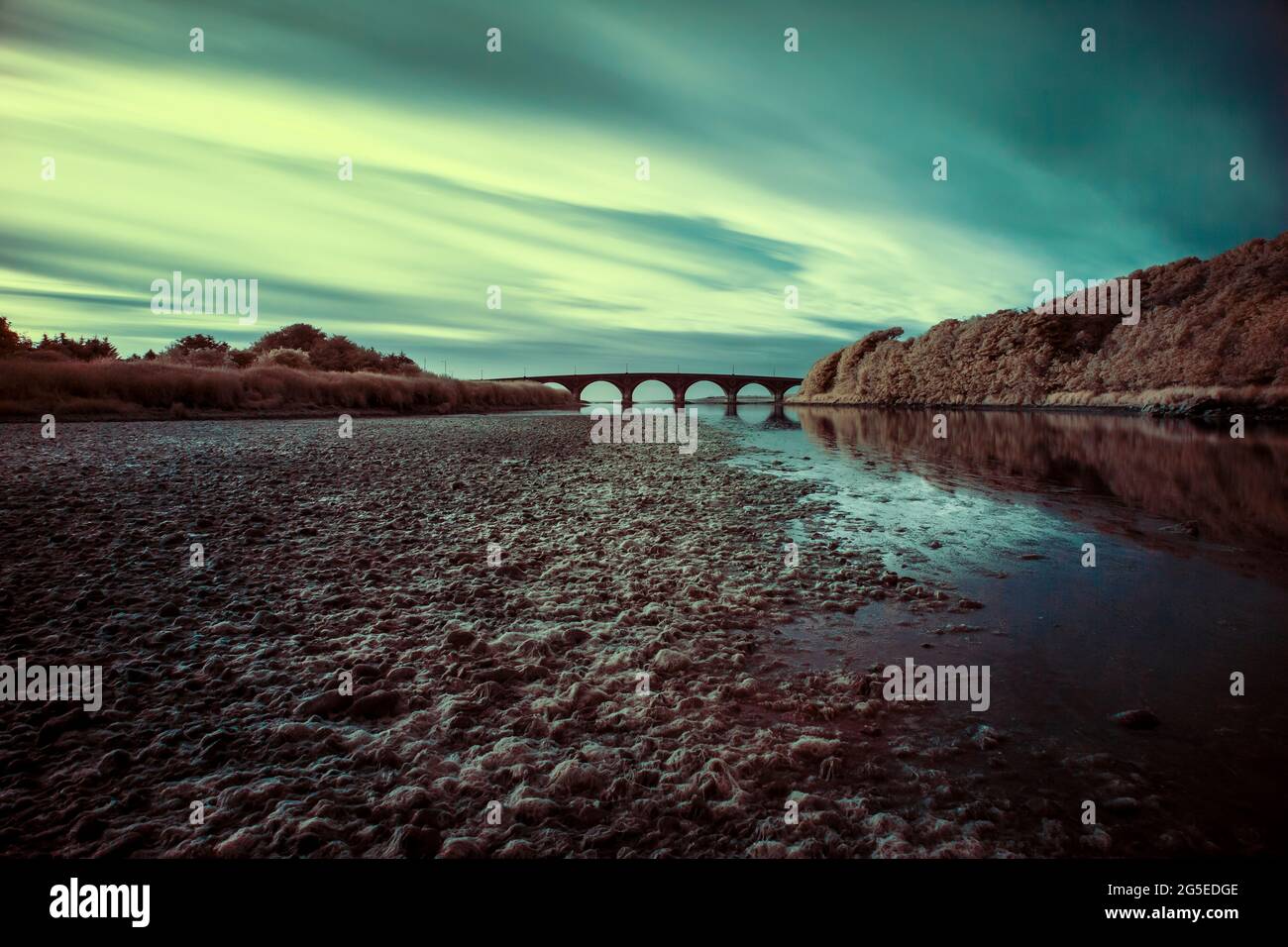 banff bridge scotland infrared Stock Photo - Alamy