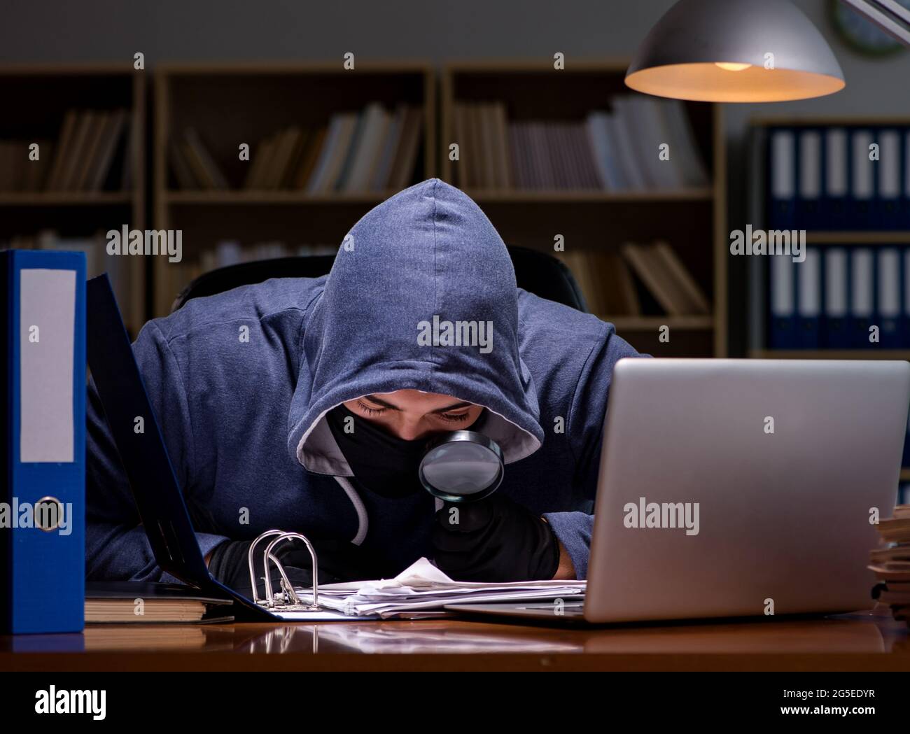 The hacker stealing personal data from home computer Stock Photo - Alamy