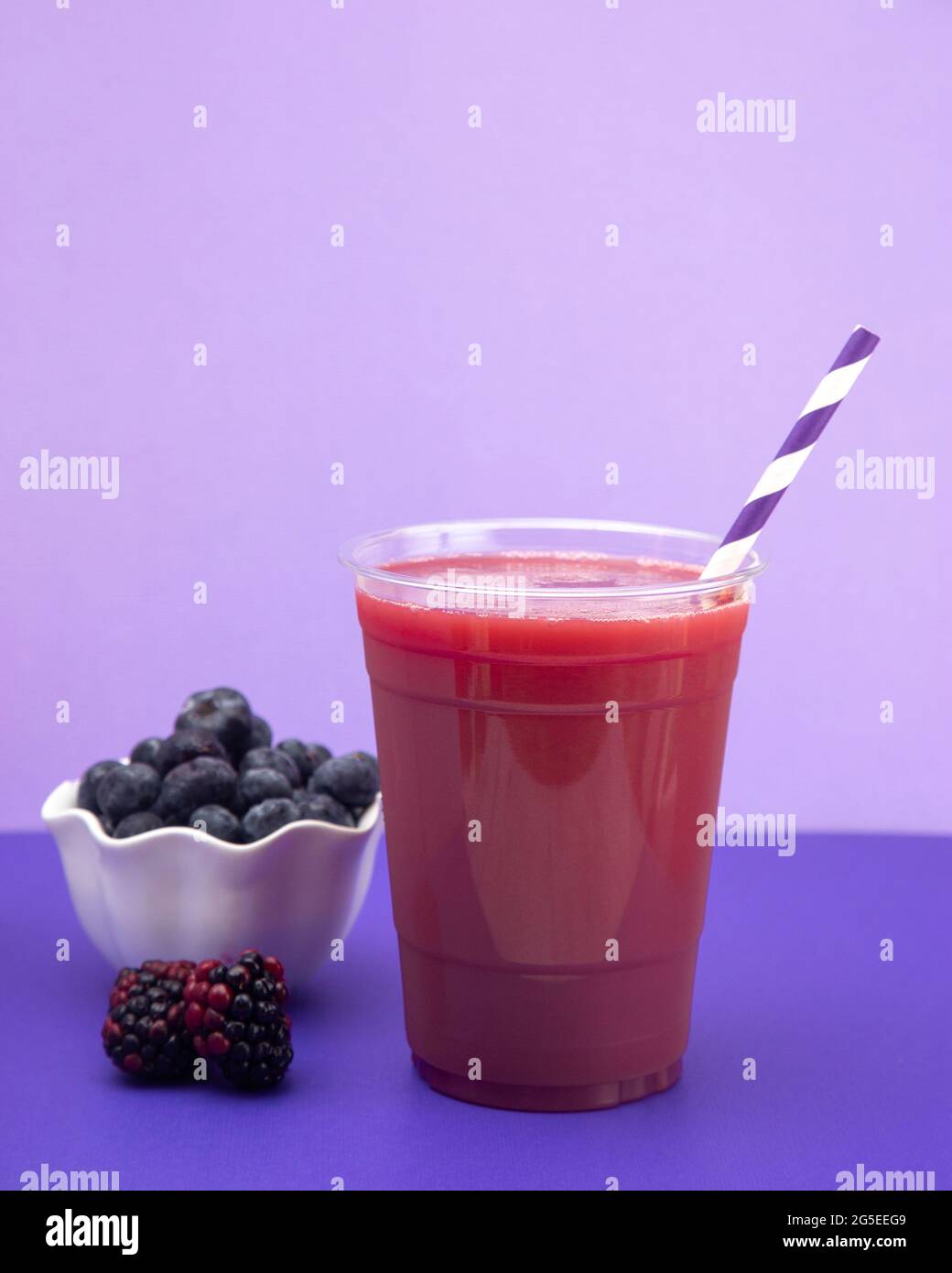 Blueberry yogurt in plastic hi-res stock photography and images - Alamy