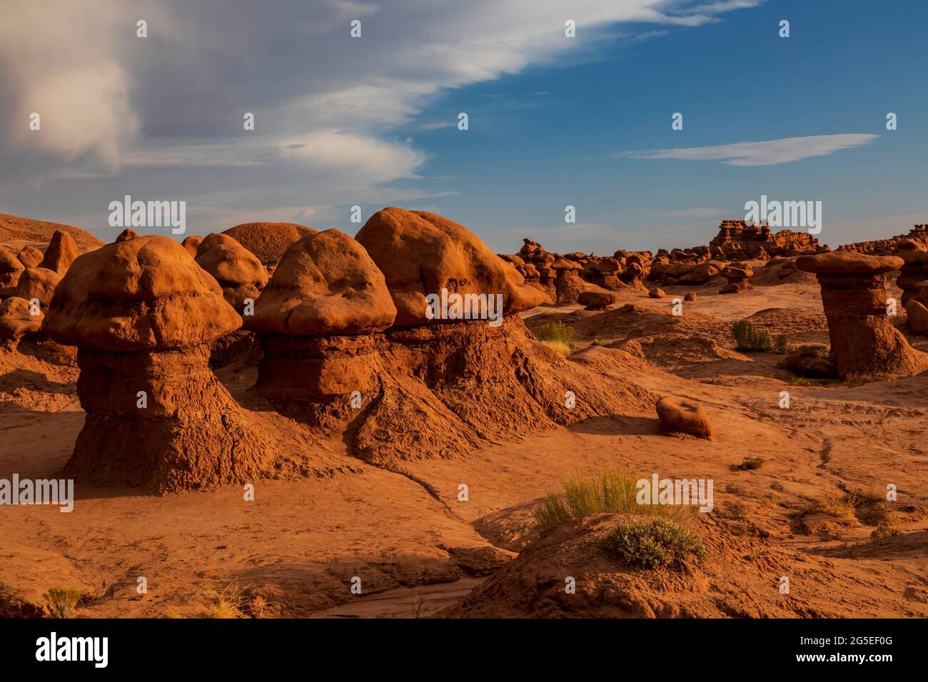 Hoodoo rock formation in Goblin Valley State Park, Utah Stock Photo - Alamy
