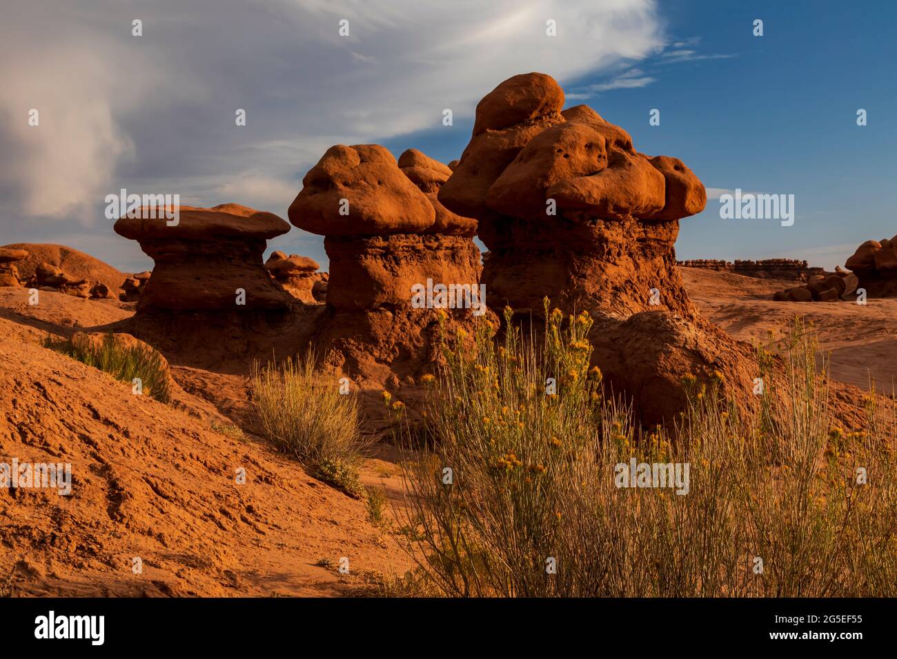 Hoodoo rock formation in Goblin Valley State Park, Utah Stock Photo - Alamy