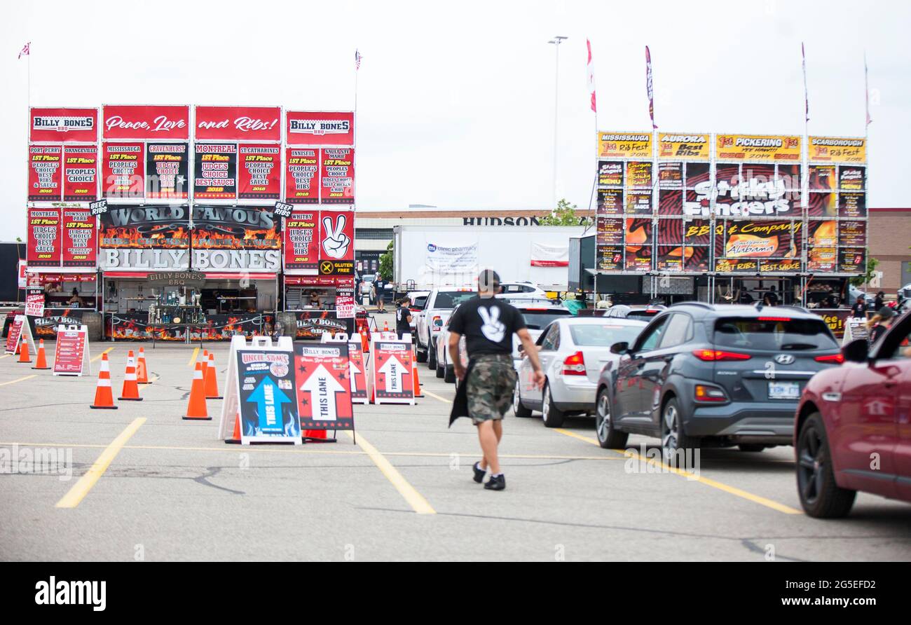 Mississauga, Canada. 26th June, 2021. People attend the 2021 ...