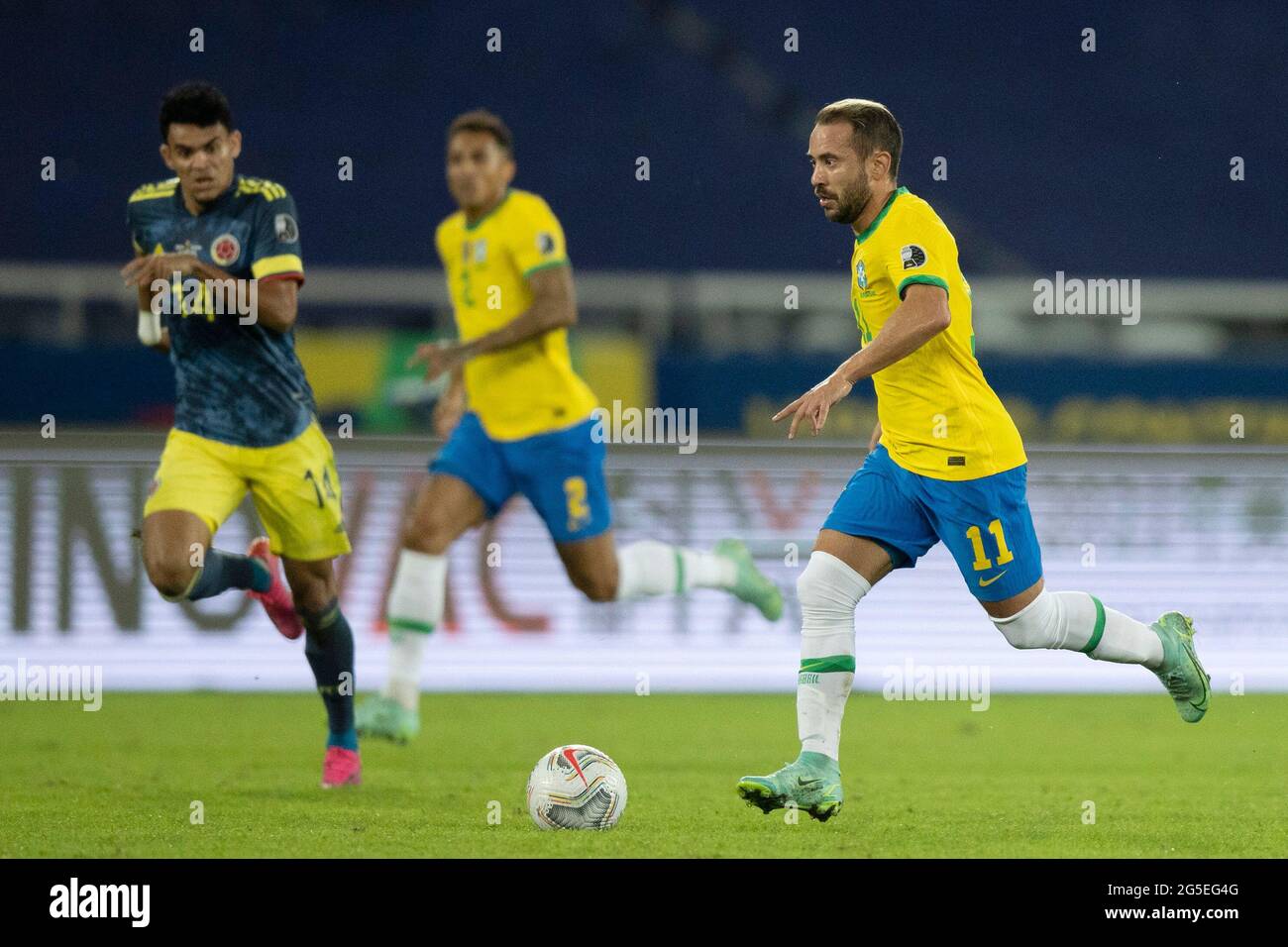 23th June 2021; Nilton Santos Stadium, Rio de Janeiro, Brazil; Copa ...