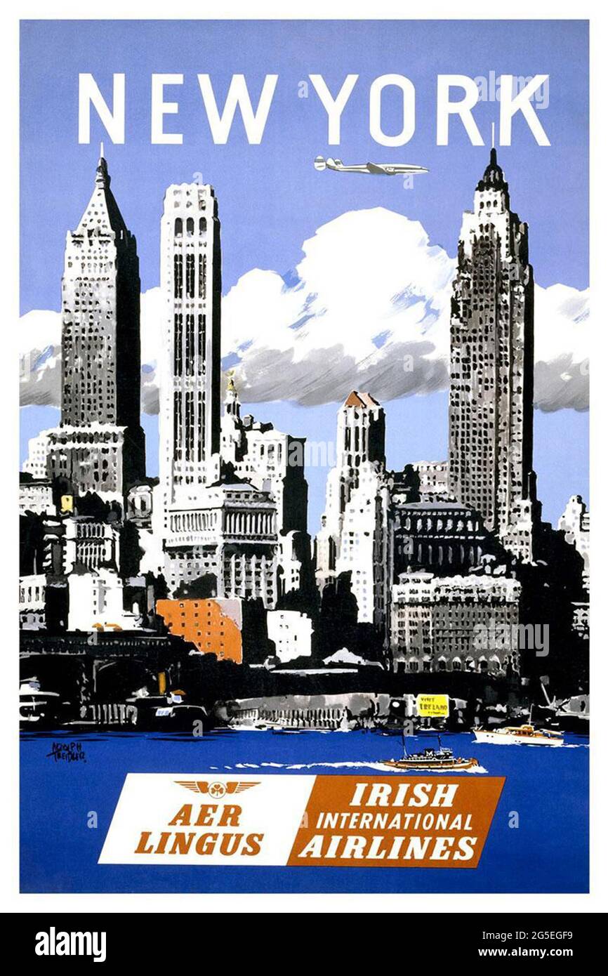 Vintage aer lingus hi-res stock photography and images - Alamy