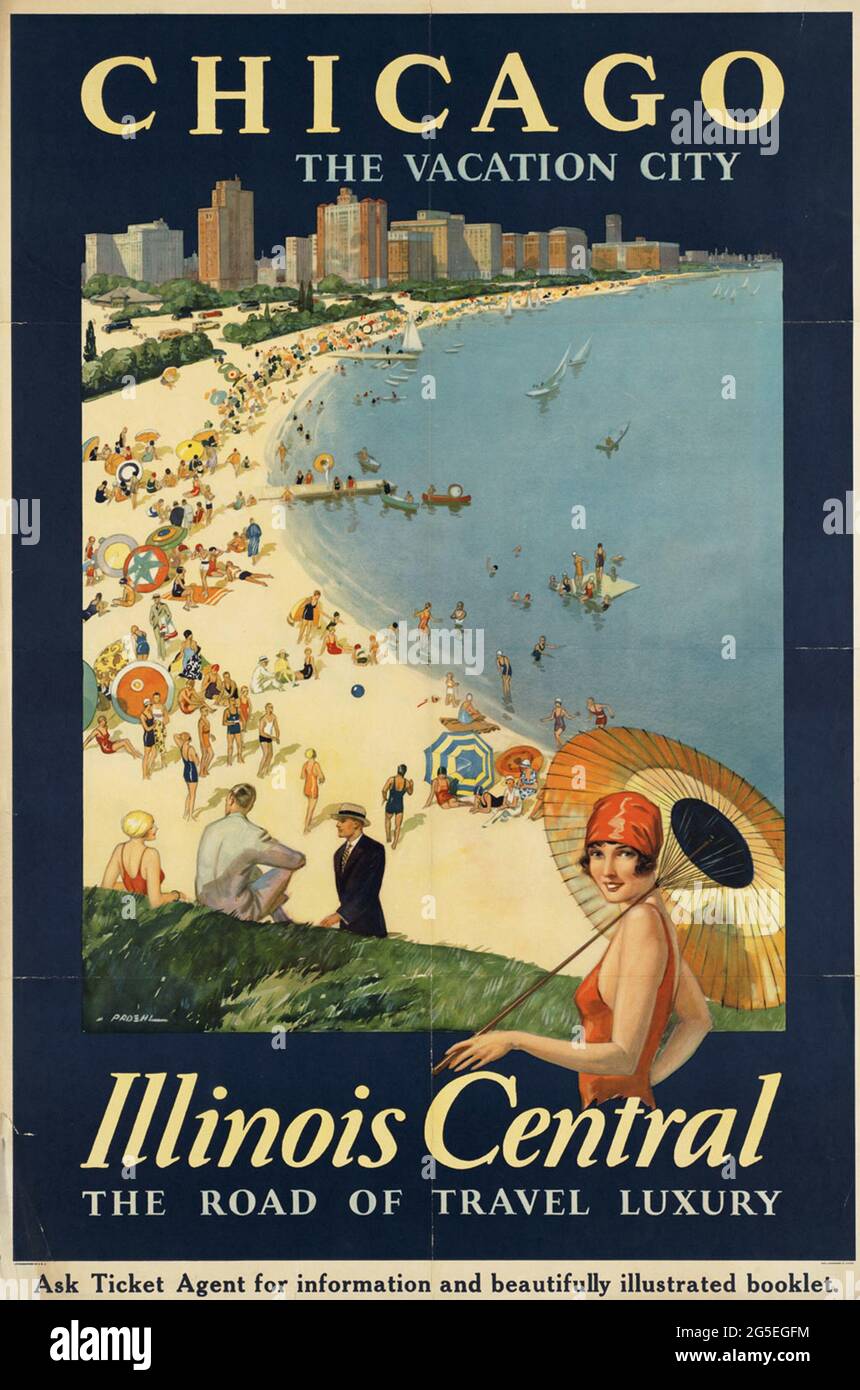 Chicago poster hi-res stock photography and images - Alamy