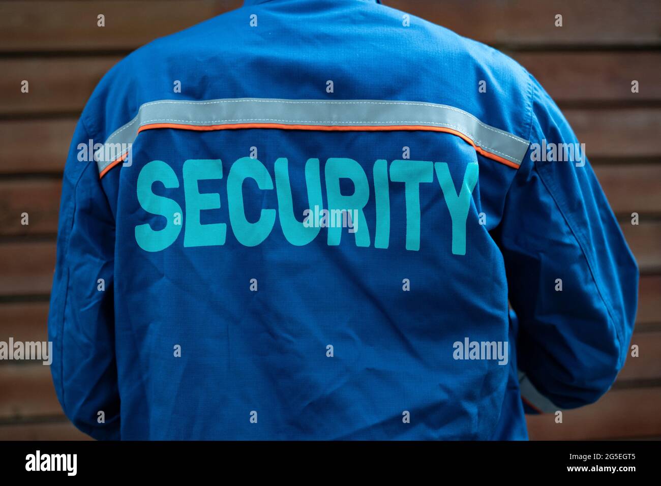 close up man person in uniform with word "staff" on it Stock Photo - Alamy