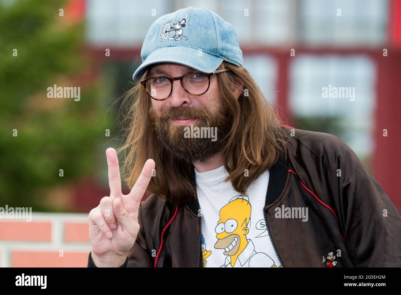Breakbot aka Thibaut Berland attends the Disney's Hotel New York - The ...