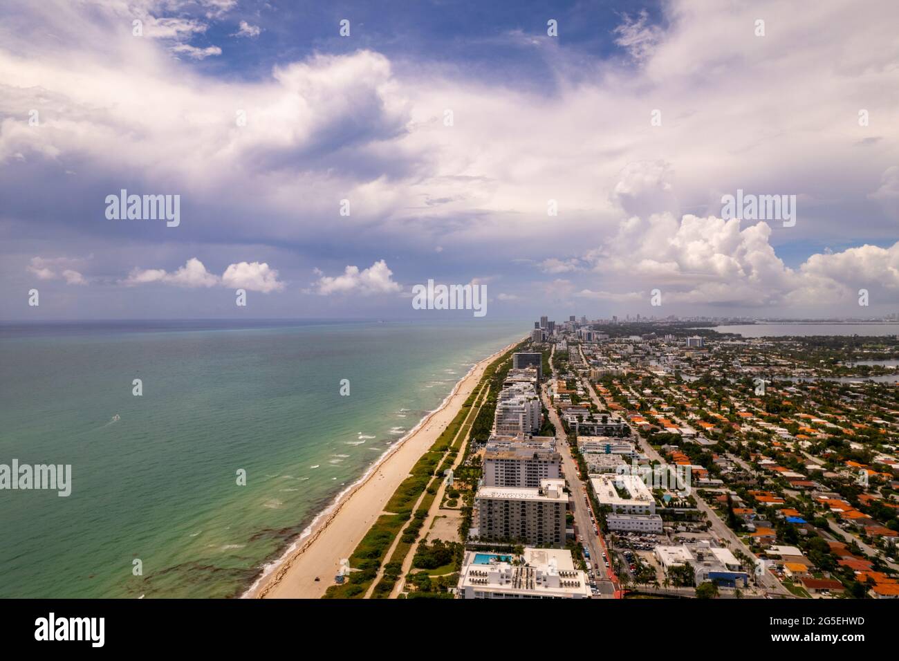 Aerial florida beach erosion hi-res stock photography and images - Alamy