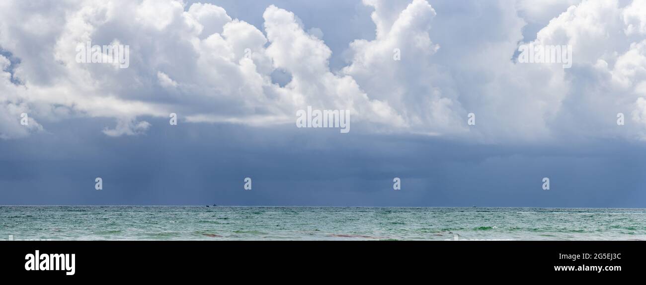 Landscapes panorama storm over ocean Stock Photo - Alamy