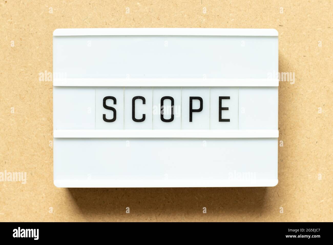 Scope boundary hi-res stock photography and images - Alamy