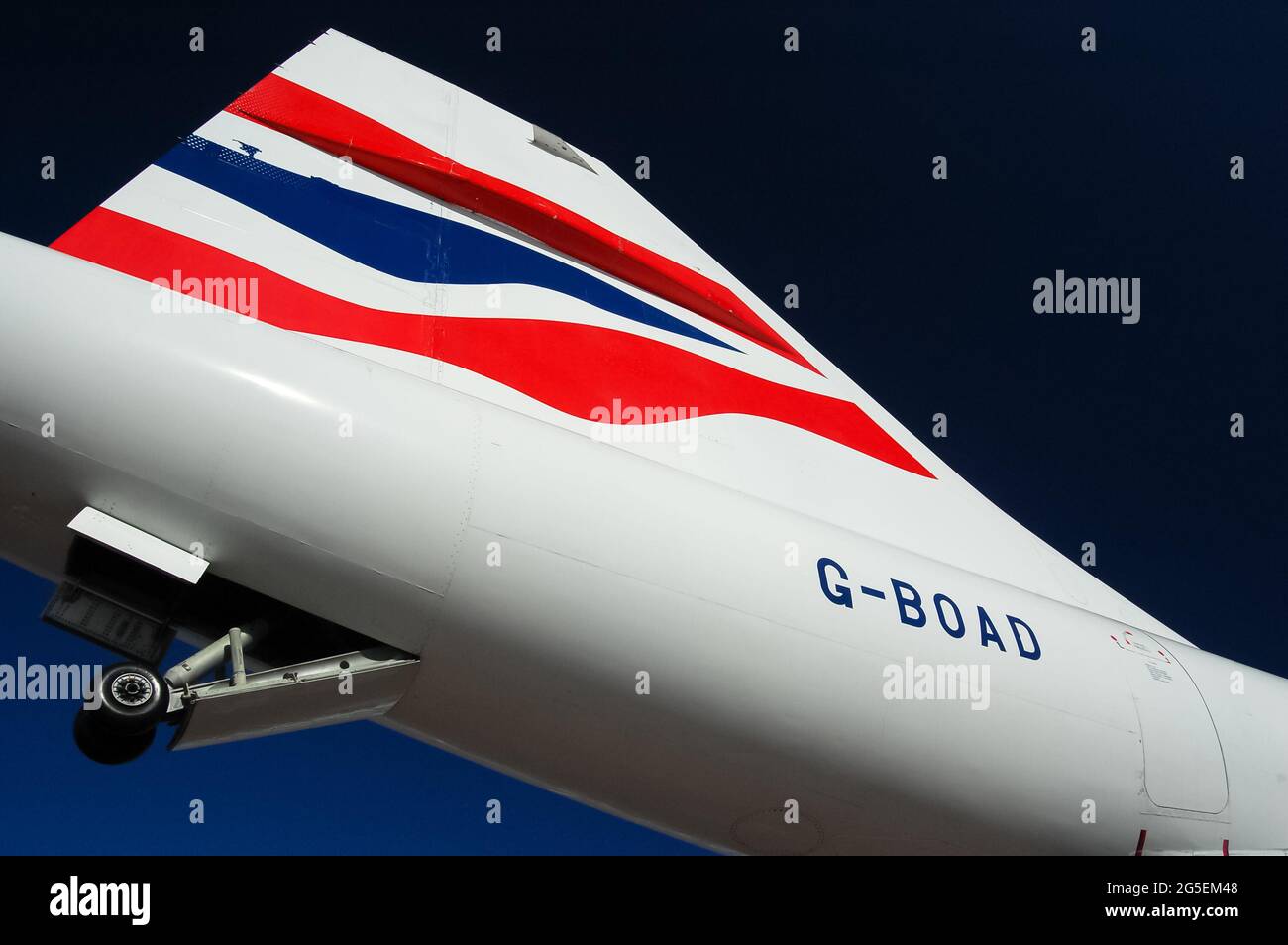 British Airways Concorde registration: G-BOAD, on display at the ...