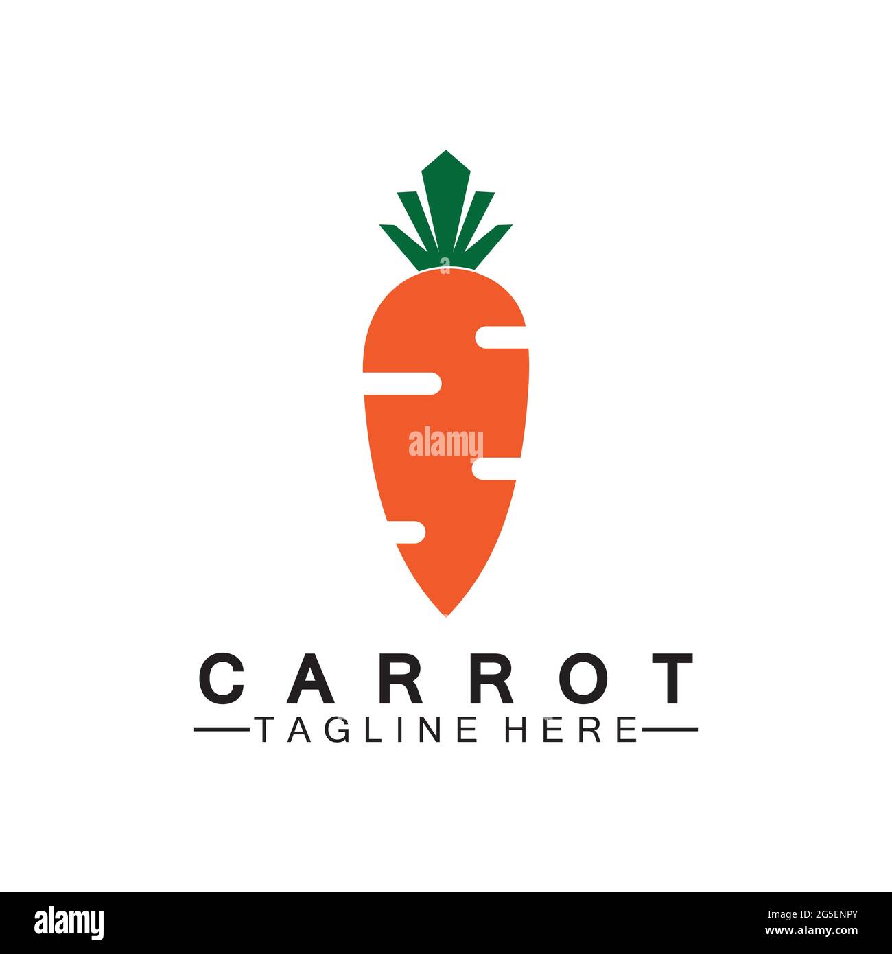Carrot logo vector icon illustration design template Stock Vector Image ...