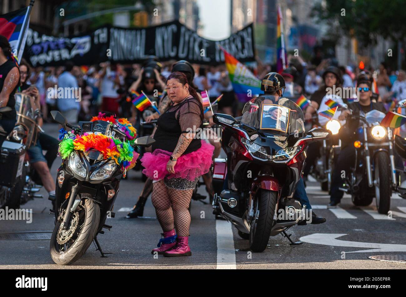 Dykes with bikes hi-res stock photography and images - Alamy