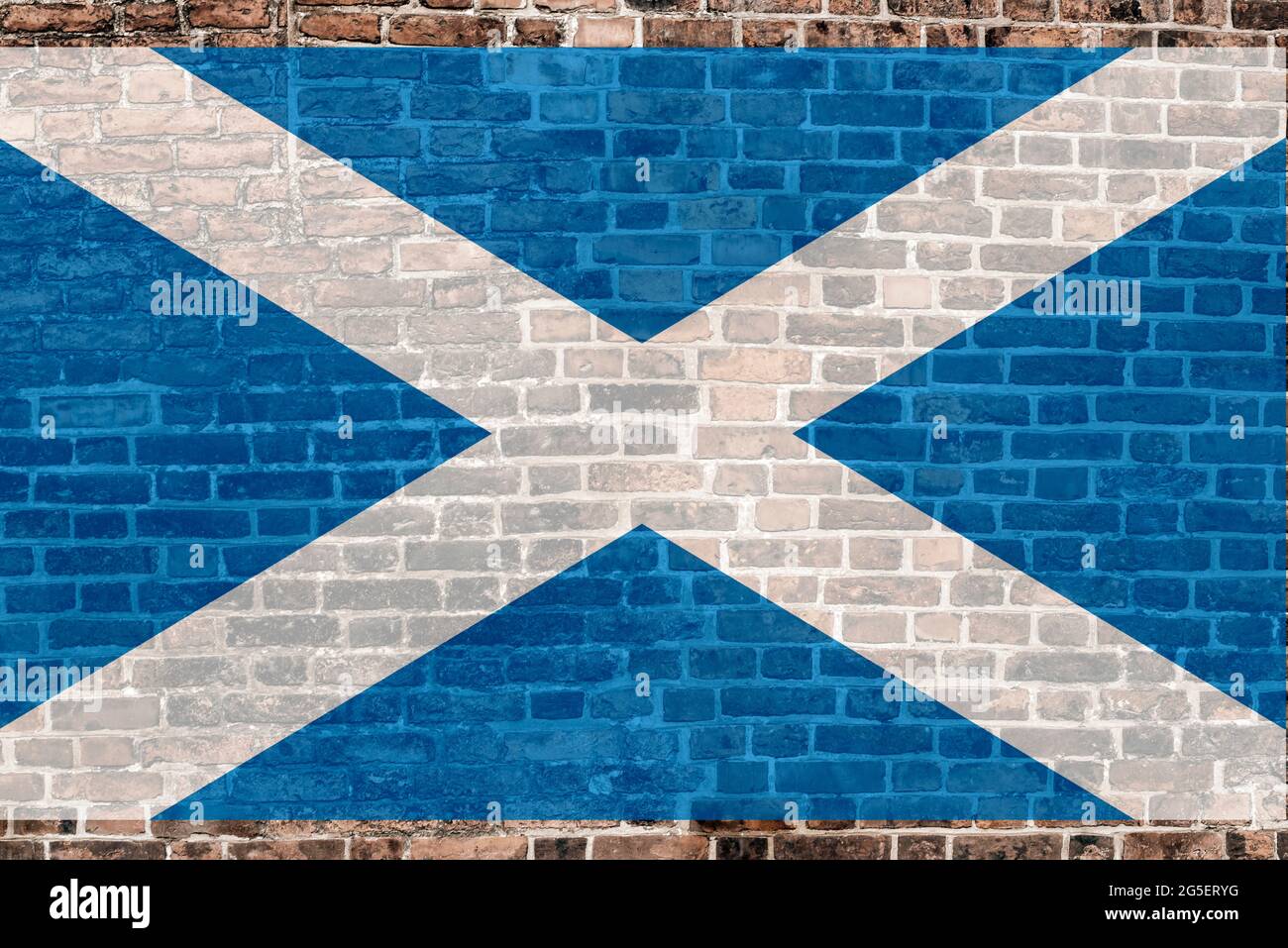 Scotland flag, United Kingdom banner collection Stock Photo - Alamy