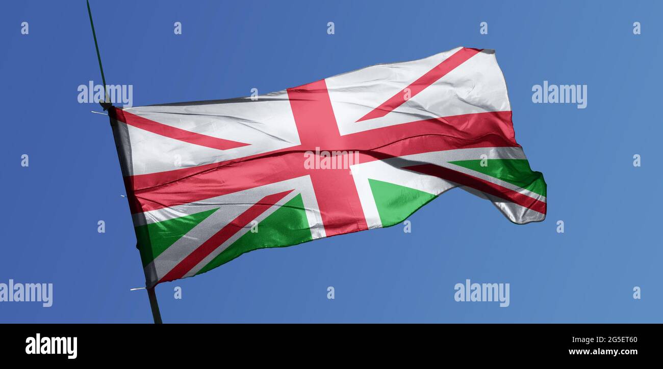 Flag of Great Britain without Scotland Stock Photo - Alamy