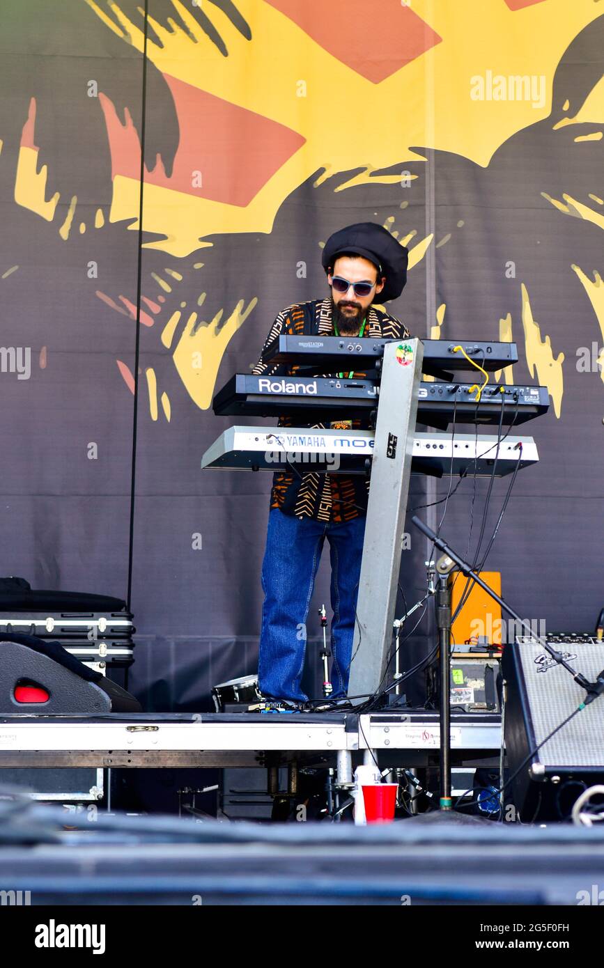 Orange County, California, USA. 26th June 2021.The Band Eli-Mac ...