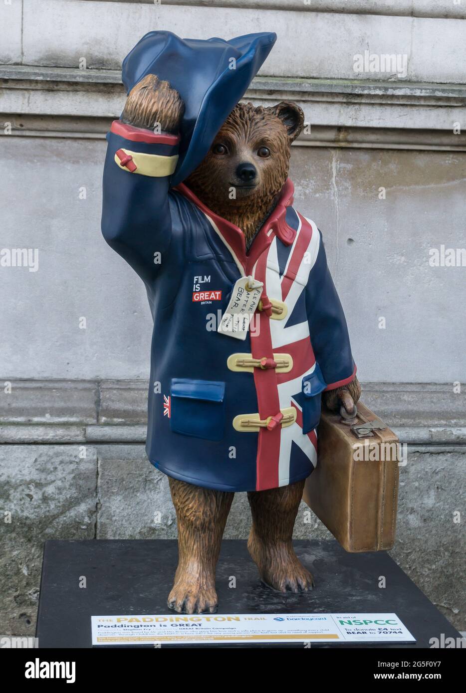 Paddington Is Great fibreglass decorated sculpture of Paddington Bear ...