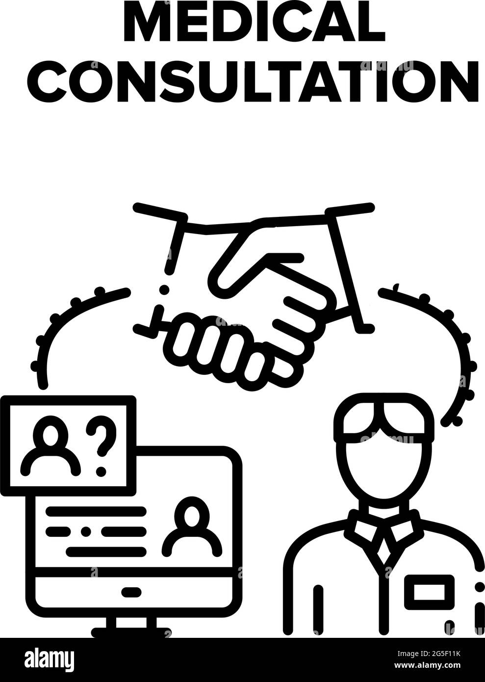 Medical Consultation Advise Vector Concept Stock Vector Image & Art - Alamy