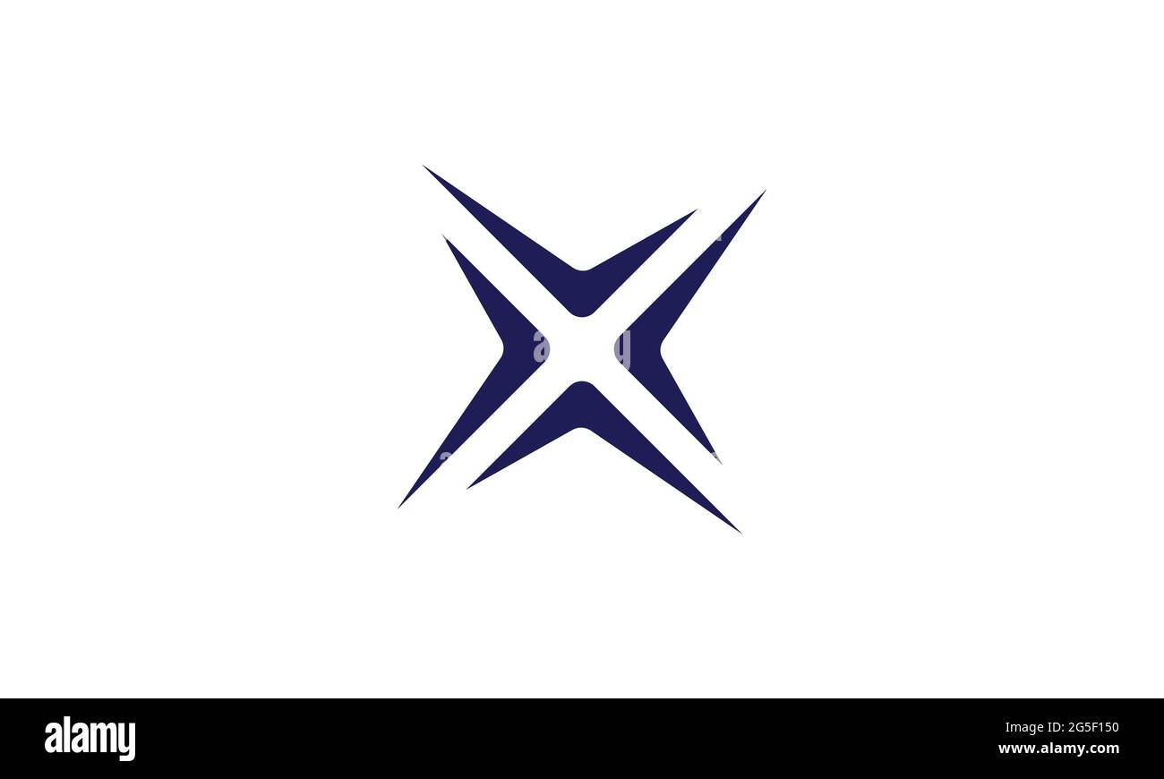 Modern Trendy Minimal Monogram X For Business, Initial Based letter X ...