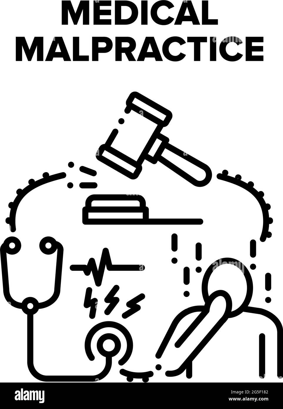 Medical Malpractice Error Vector Concept Stock Vector Image & Art - Alamy