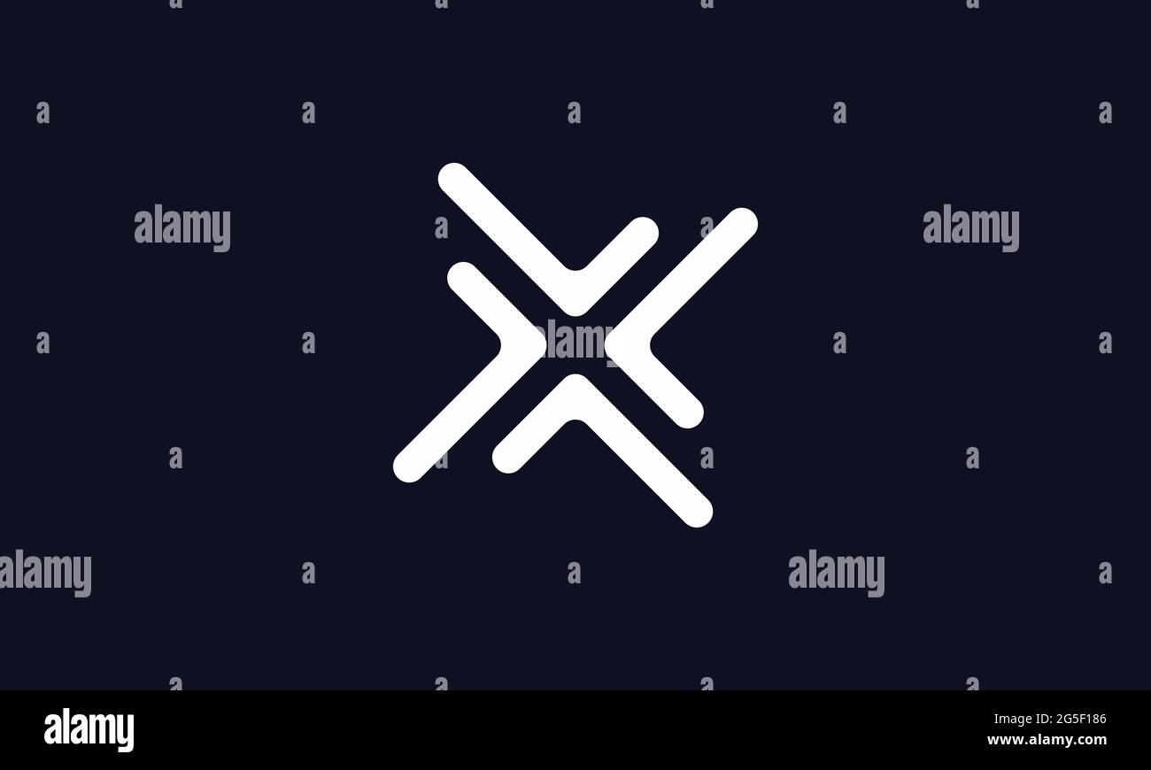 Modern Trendy Minimal Monogram X For Business, Initial Based letter X ...