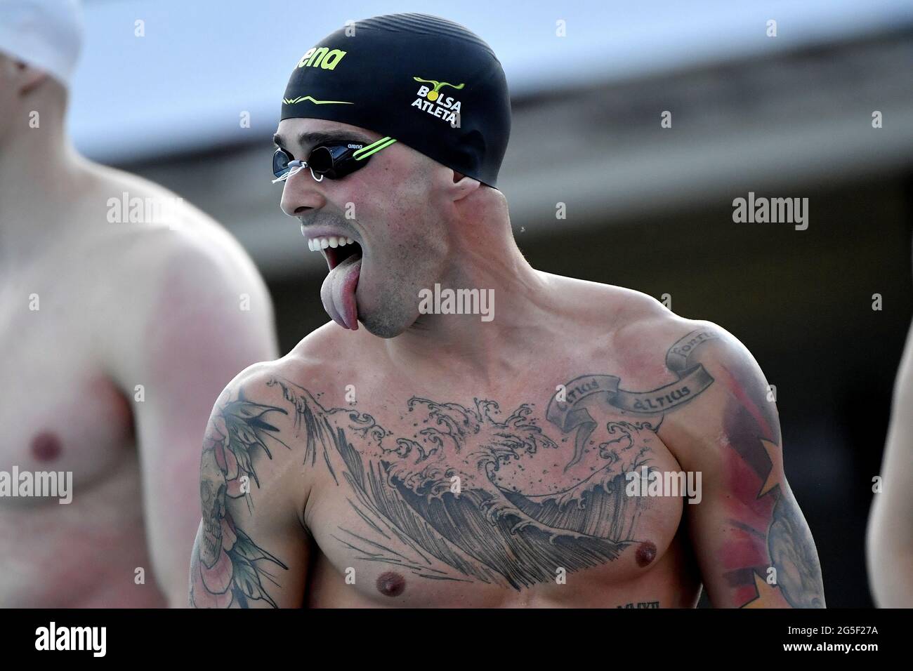 Rome, Italy. 25th June, 2021. Bruno Fratus of Brazil prepares to ...