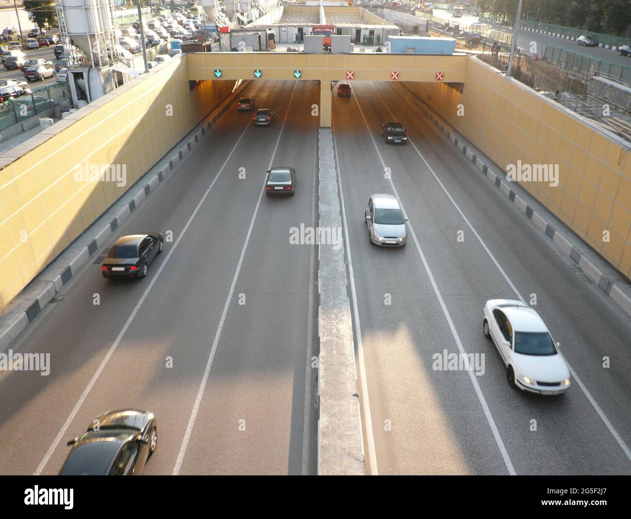 road tunnel under bridge at day Stock Photo - Alamy