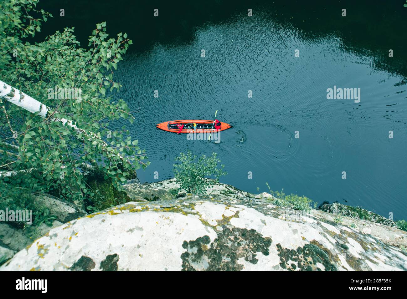 Overhead kayak view hi-res stock photography and images - Alamy
