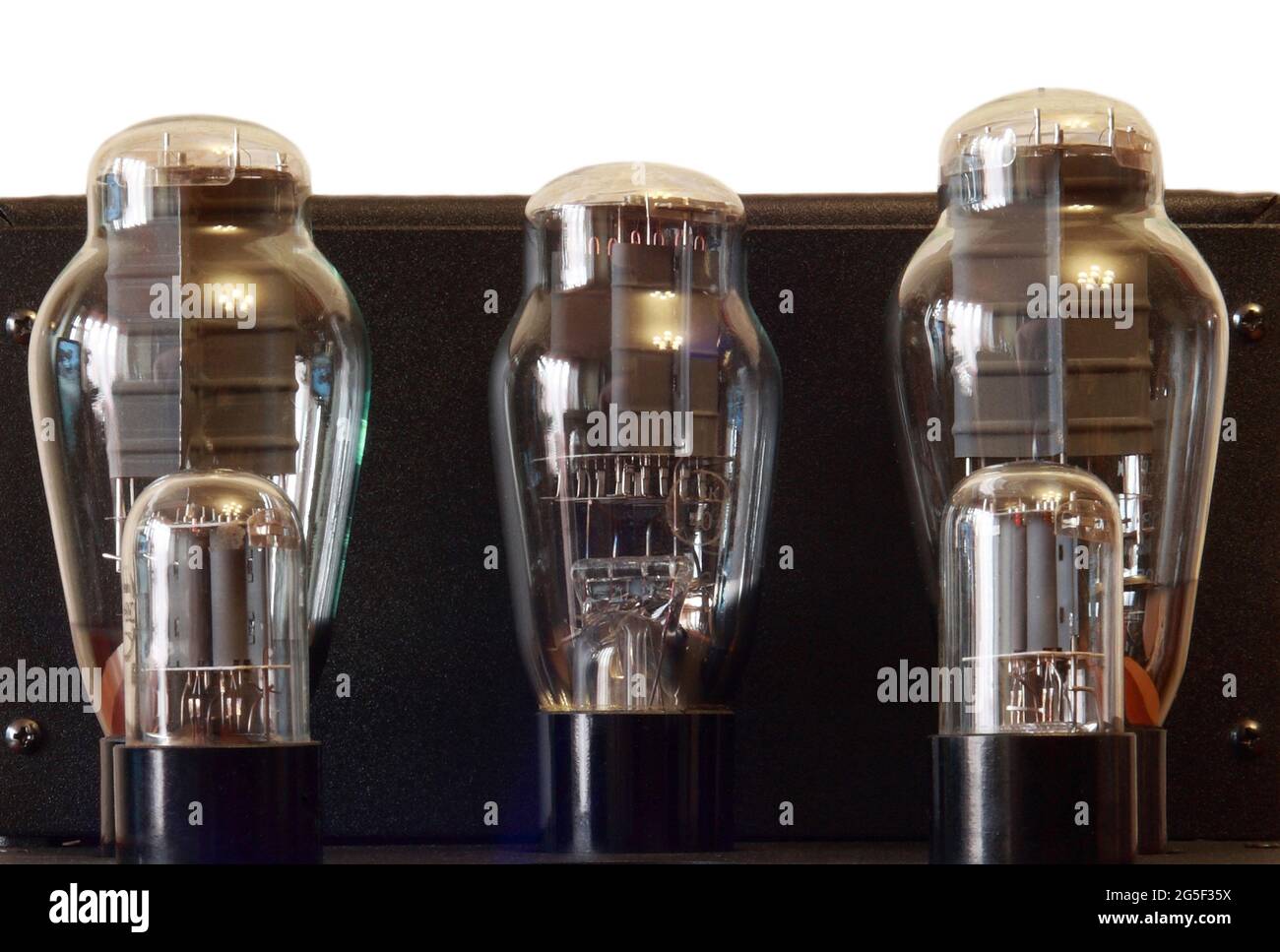 vacuum tube amplifier with 300B triodes Stock Photo - Alamy