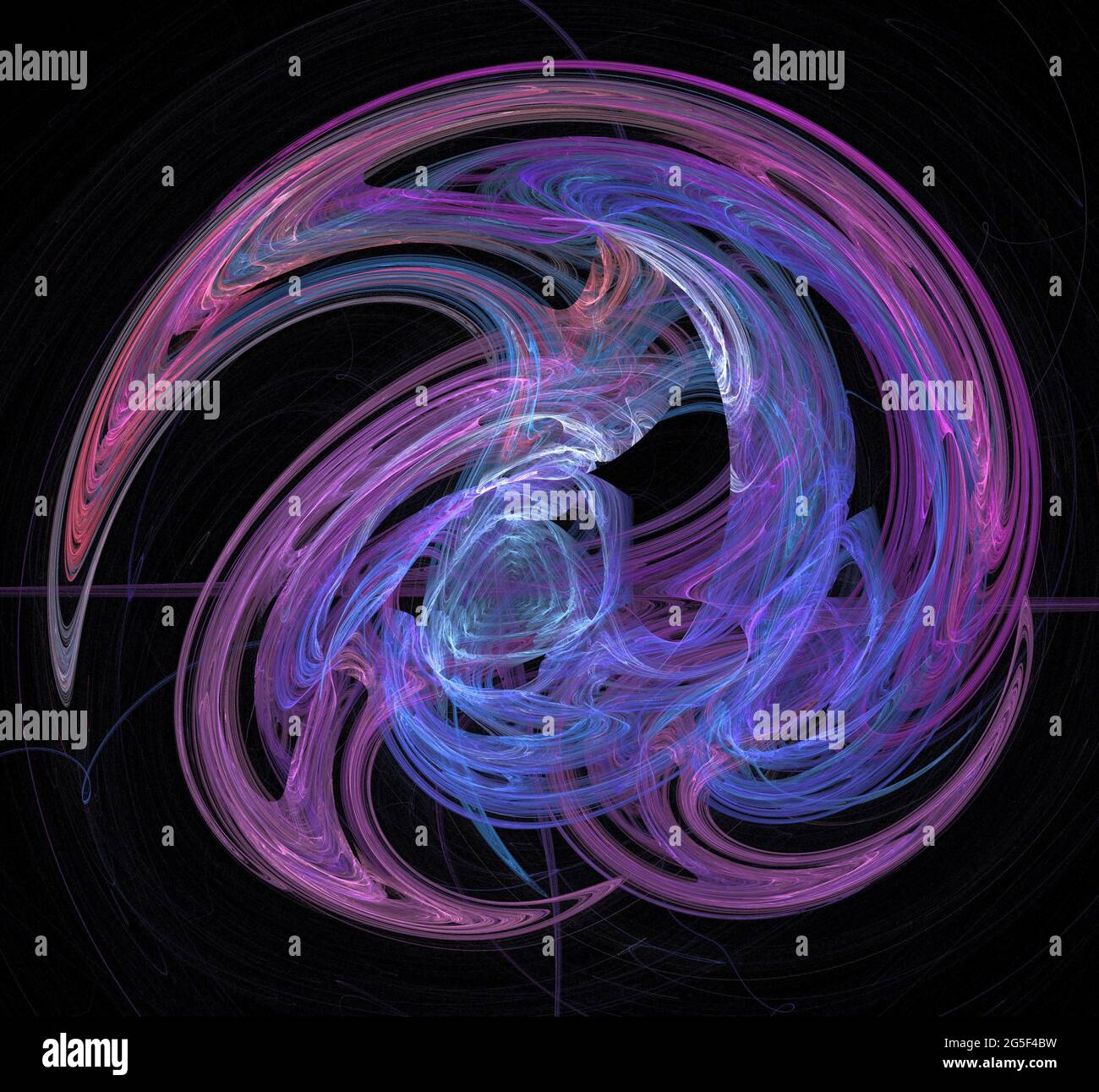 image of one Illustration of digital fractal Stock Photo - Alamy