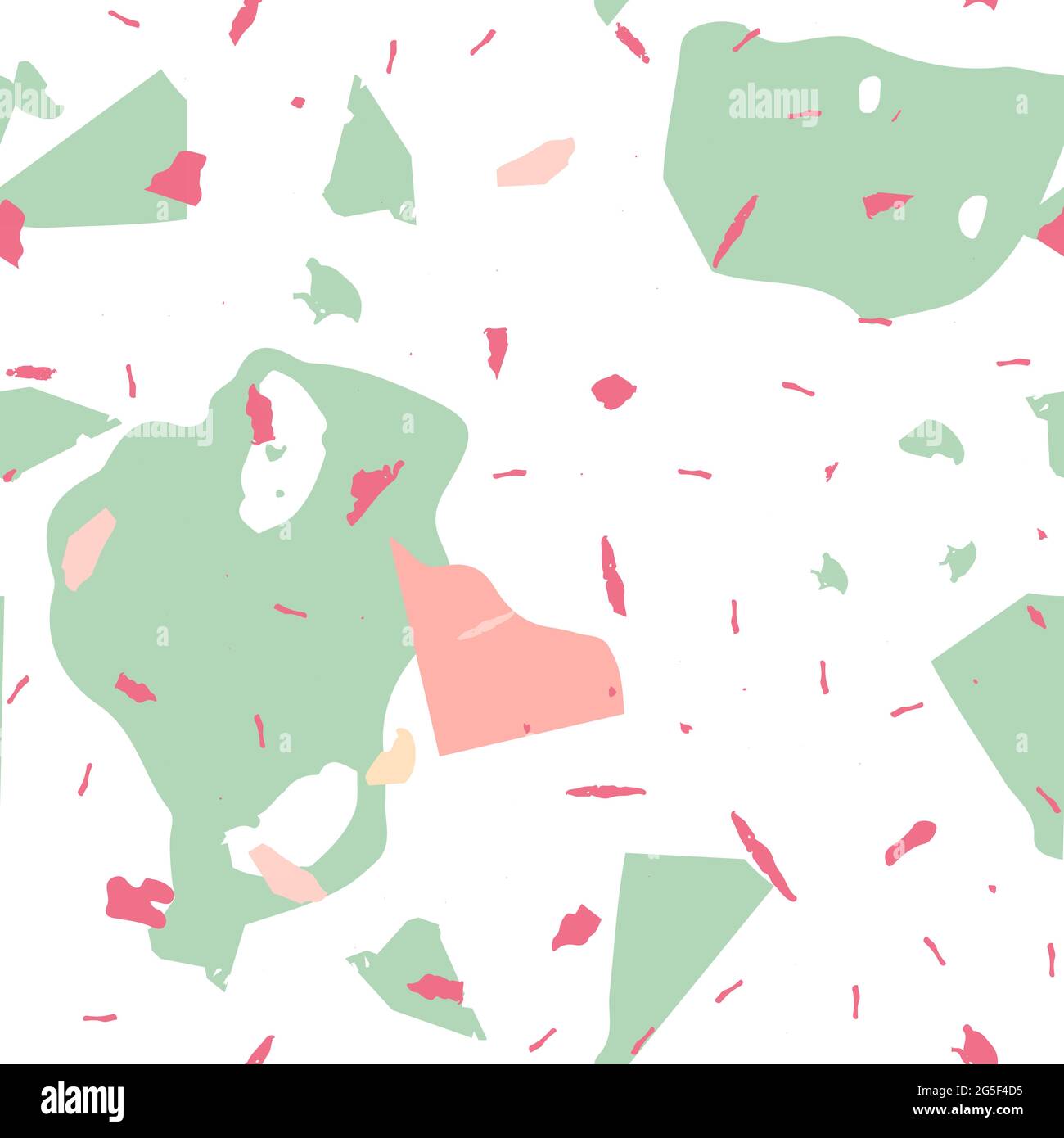 Terrazzo seamless pattern. Pink venetian flooring texture. Terrazzo ...