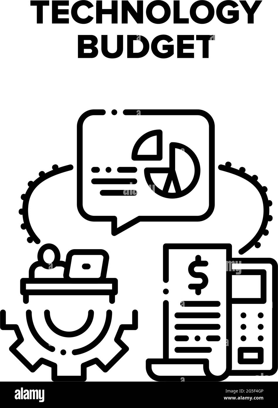 Technology Financial Budget Vector Concept Stock Vector Image & Art - Alamy