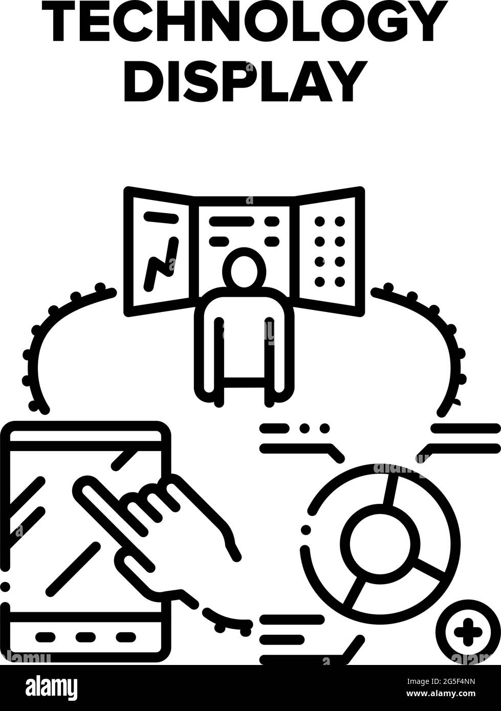 Technology Display Device Vector Concept Stock Vector Image & Art - Alamy