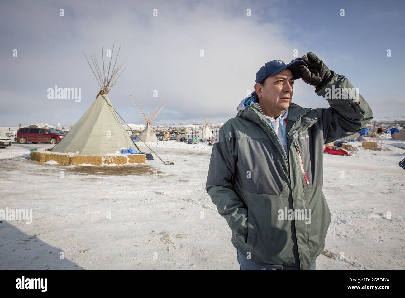 David Archambault II (Tokala Ohitika) er formann for Standing Rock ...
