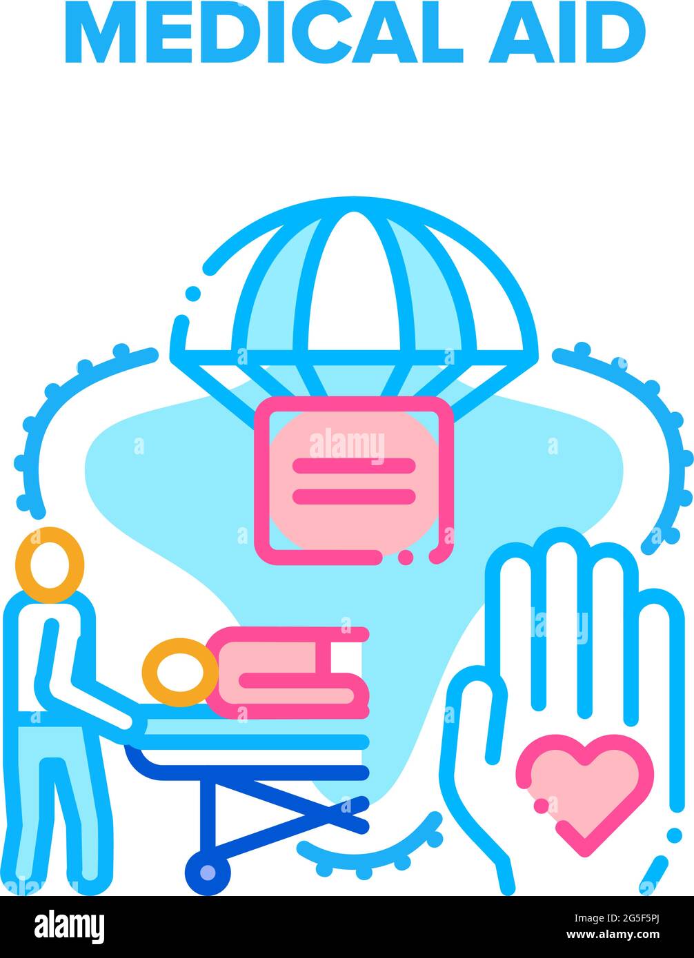 Medical Aid Vector Concept Color Illustration Stock Vector Image & Art ...