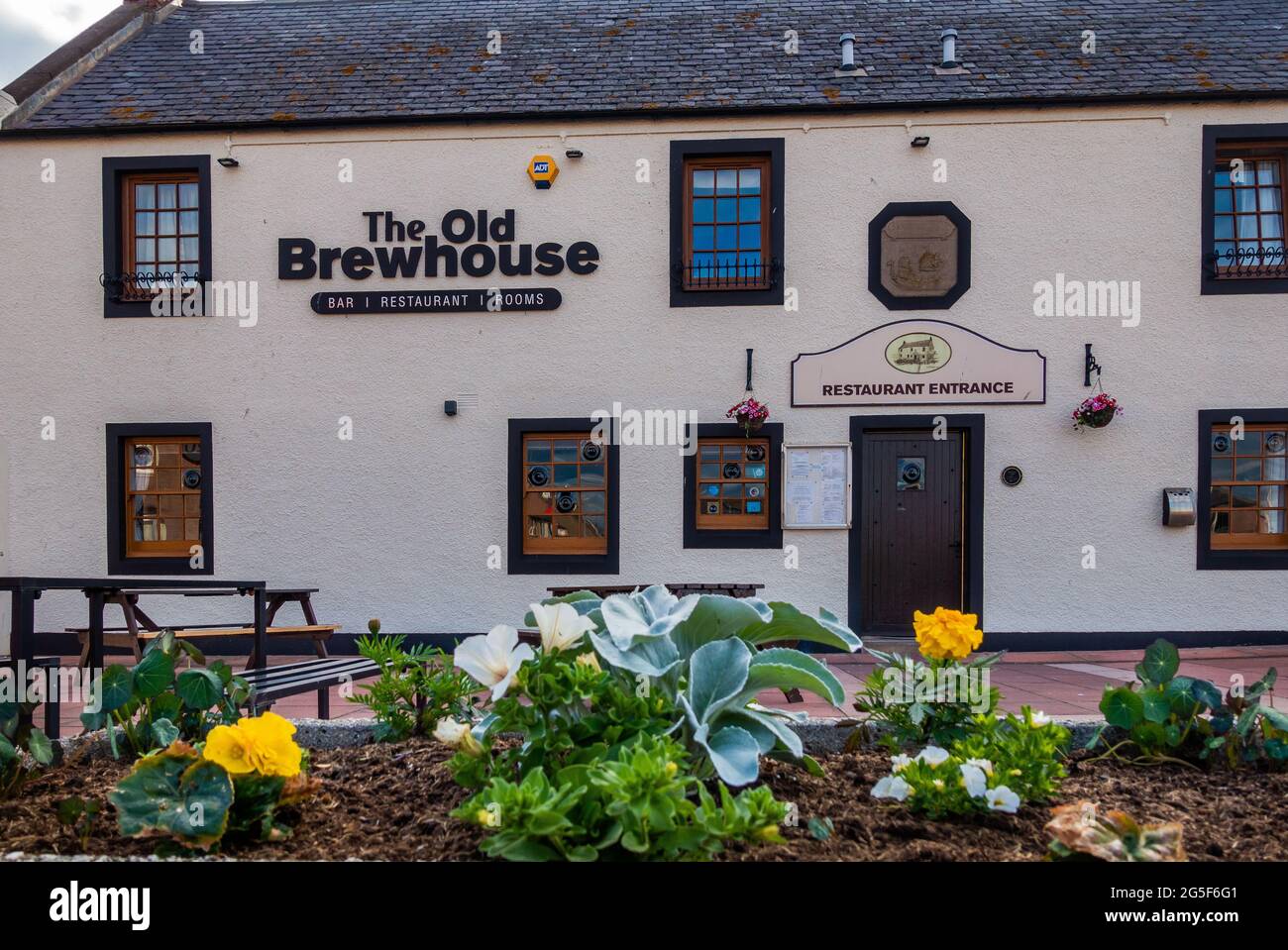The Old Brewhouse bar and restaurant in the town of Arbroath, Angus ...