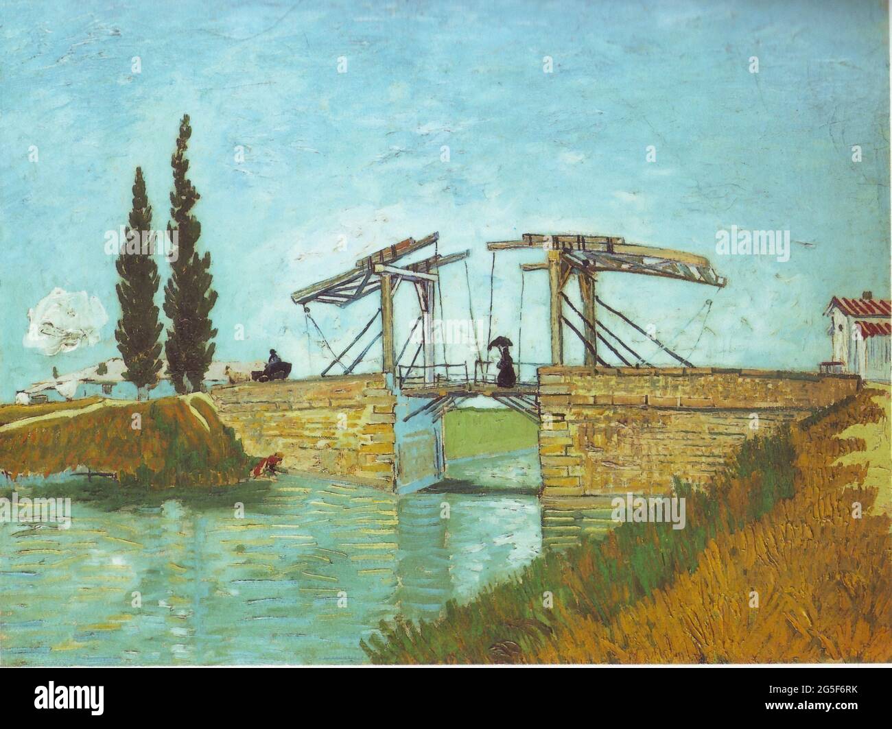 Vincent Van Gogh - Langlois Bridge Arles 1888 Stock Photo - Alamy