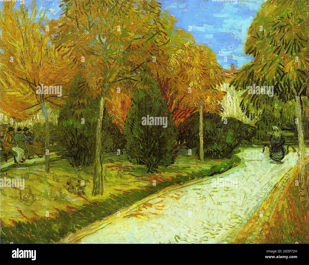 Vincent Van Gogh - Path Park Arles 1888 Stock Photo - Alamy