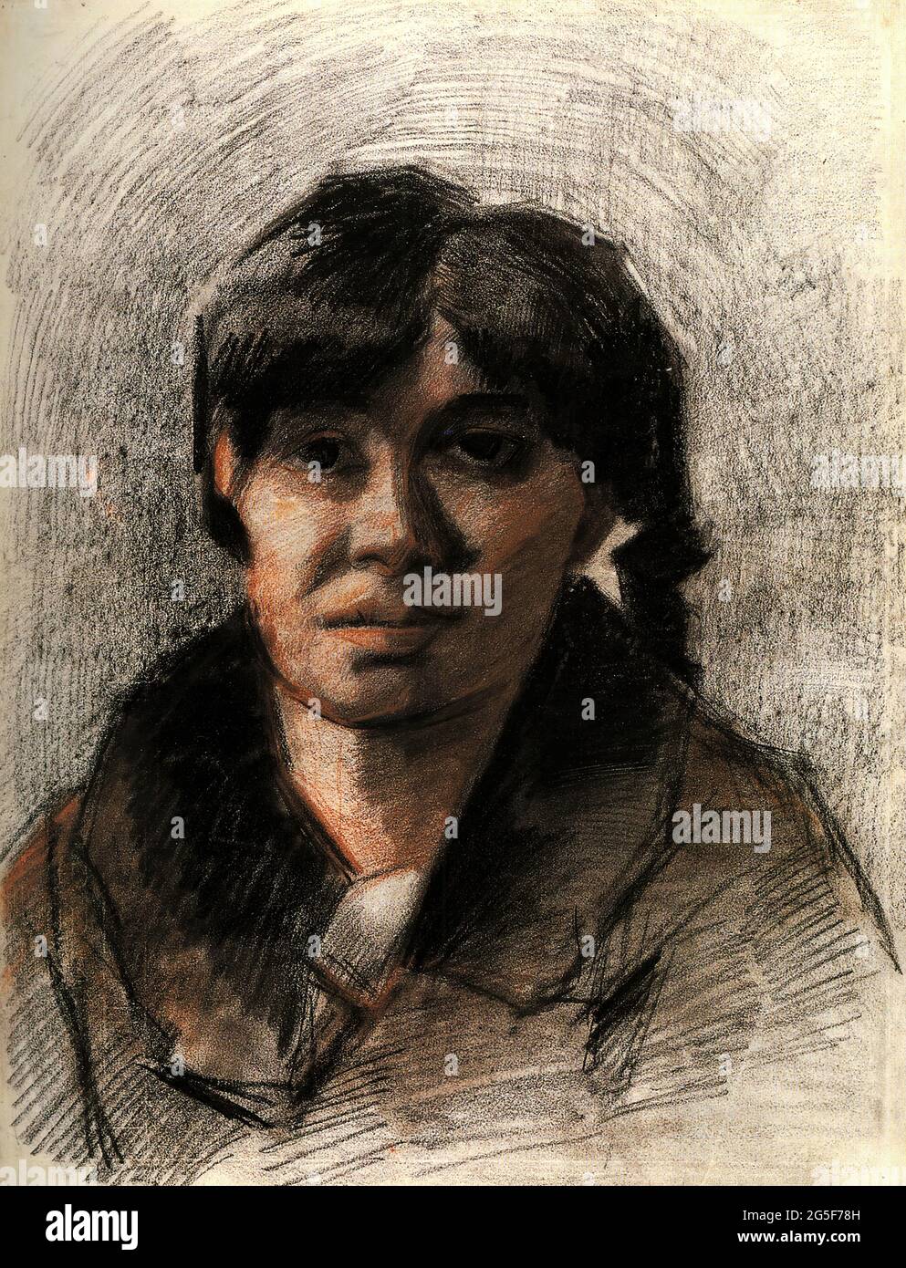 Vincent Van Gogh - Portrait Woman 1885 Stock Photo - Alamy