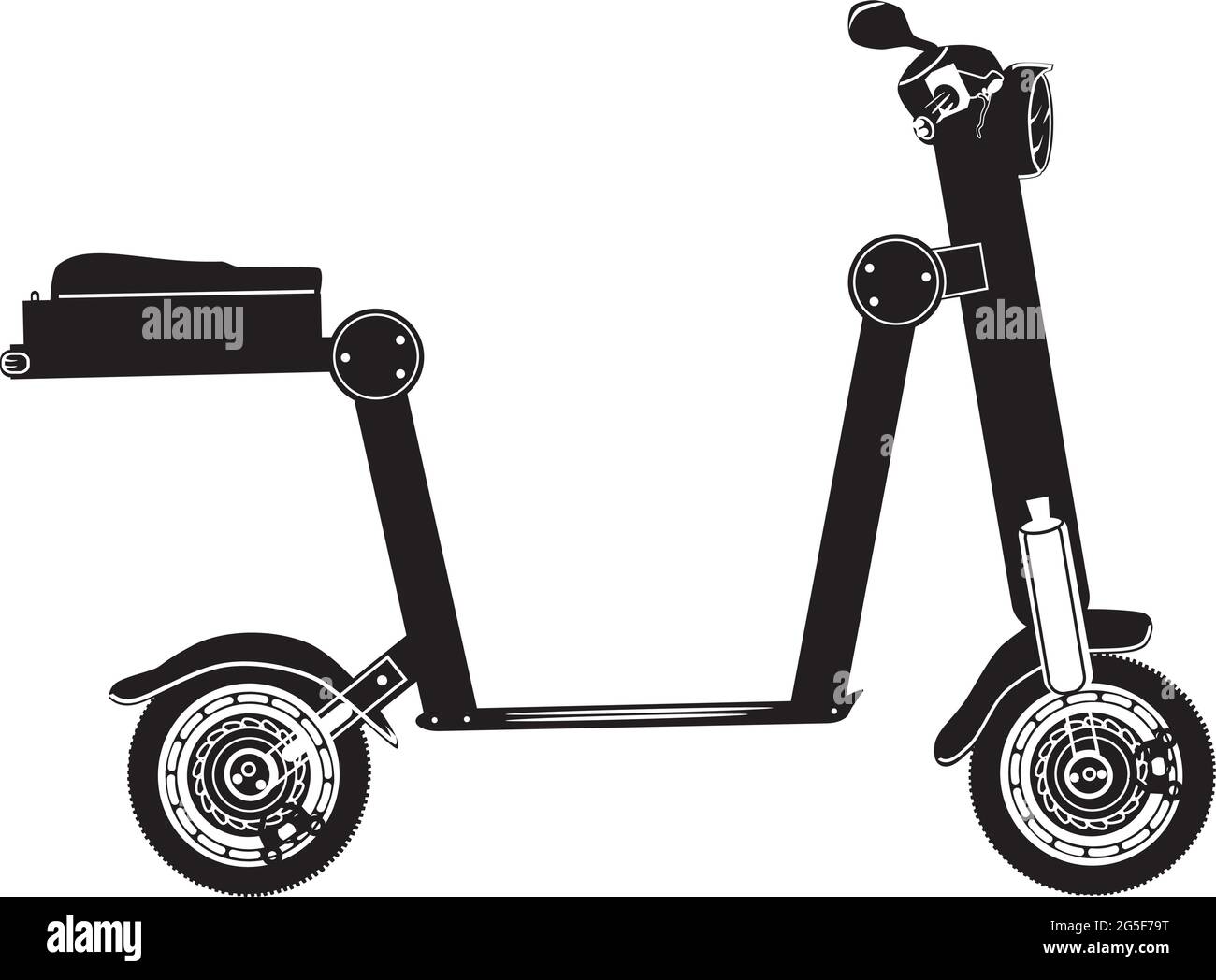 Automatic scooter Stock Vector Images - Alamy