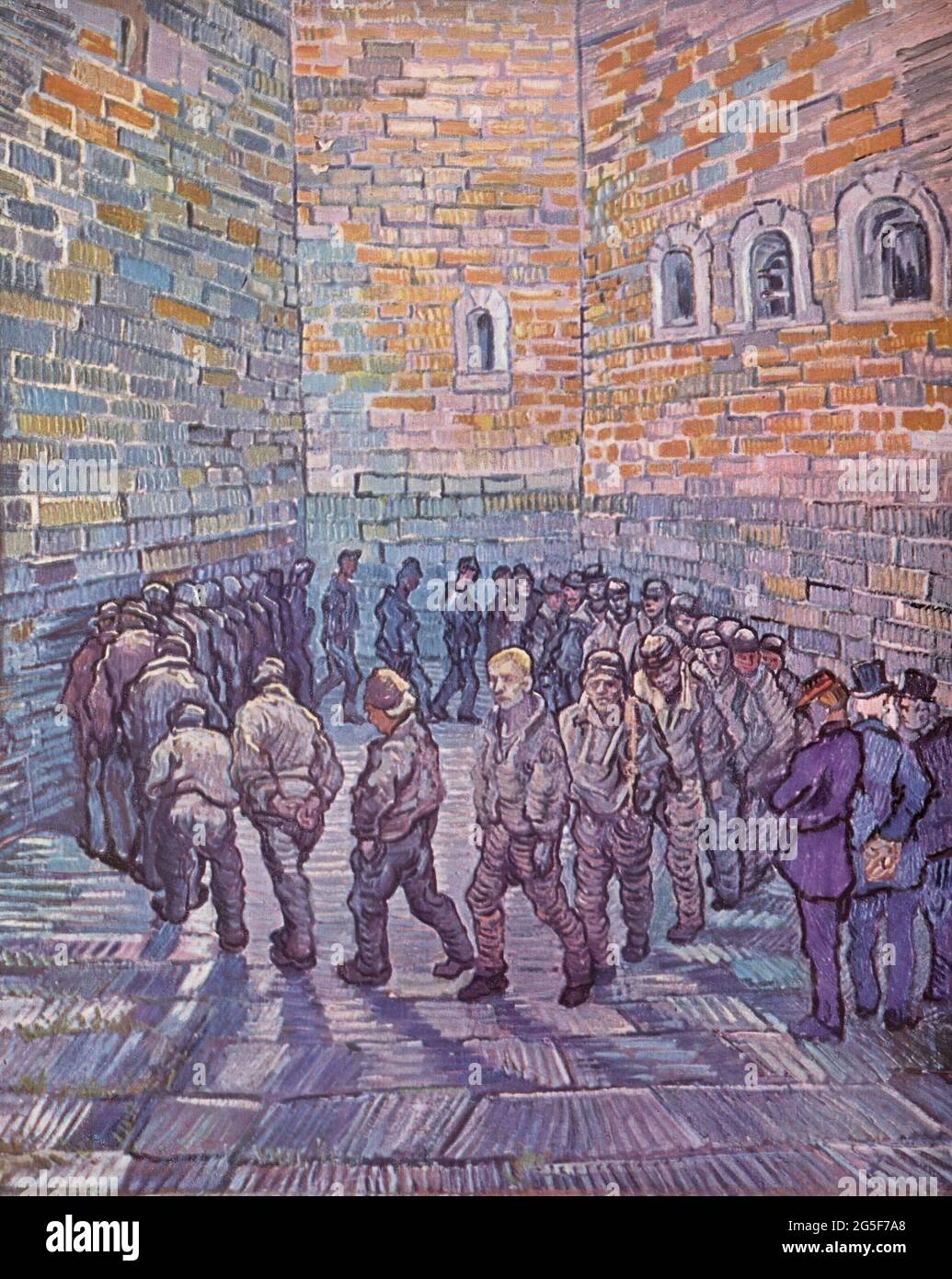Vincent Van Gogh - Prisoners Exercising Prisoners Round 1890 Stock ...