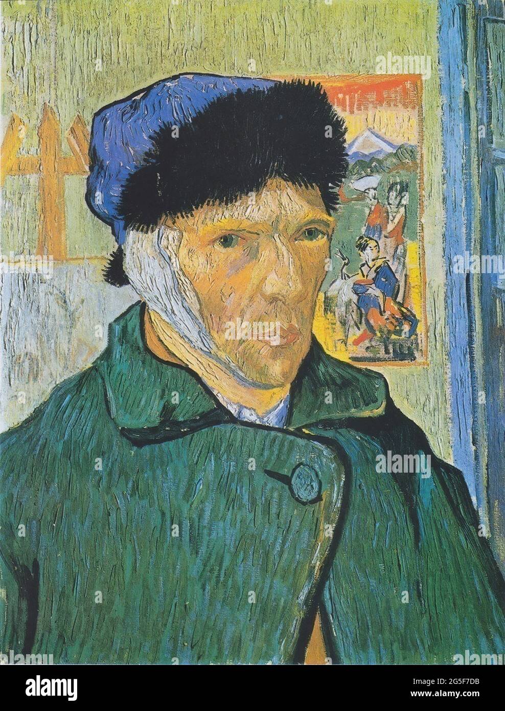 Vincent Van Gogh - Self Portrait with Bandaged Ear 1889 Stock Photo - Alamy