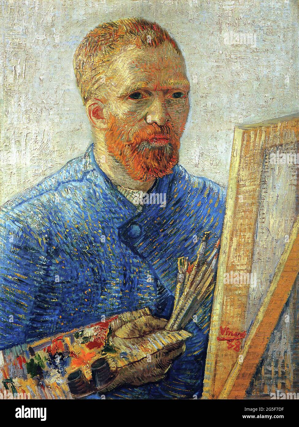 Vincent van gogh self portrait 1888 hi-res stock photography and images ...