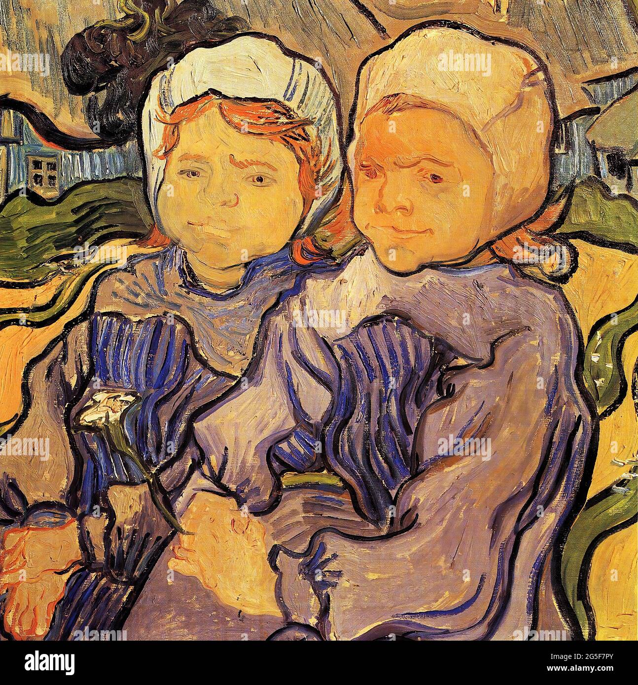Vincent Van Gogh - Two Children 1890 Stock Photo - Alamy